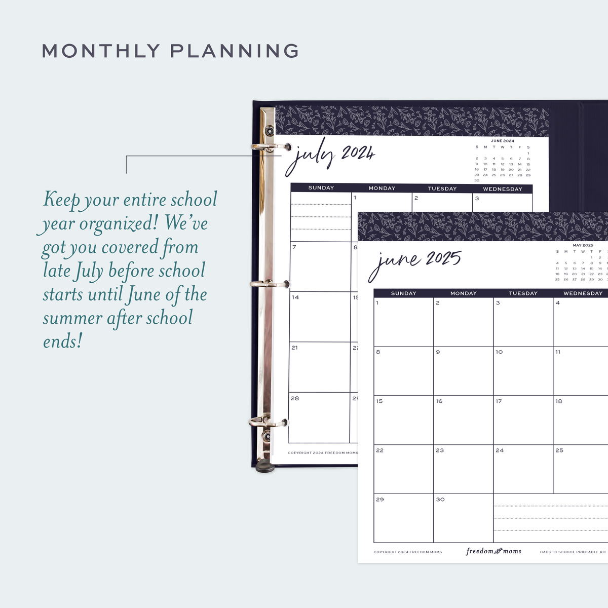 NEW Freedom Moms Back to School Printable Kit – Freedom Moms Store