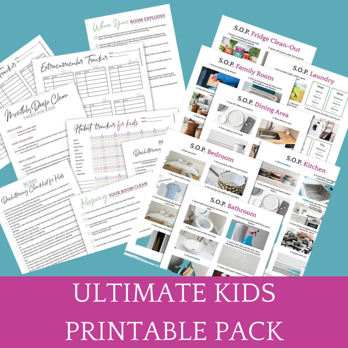Ultimate Kids Printable Pack – Freedom Moms Store